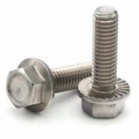 China M10 M12 Galvanized Hex Hexagon Head Flange Metal Bolt Carbon Steel B7 B7M DIN6921 for sale