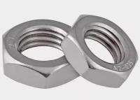 China M12 M16 Stainless Steel Hex Head Thin Metal Nut SS304 SS316 A2-70 A4-80 DIN934 for sale