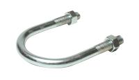 China M16 M20 Carbon Steel Cold Pressing Square U Bolt Pipe Clamp For Tractors Grade 4.8 6.8 for sale