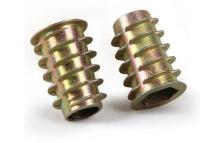China OEM Customized Yellow Coating Hexagon Flat CSK Head Insert Metal Nut Steel Grade 4.8 A325 for sale