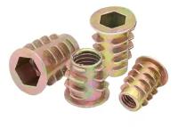 China OEM Customized Yellow Coating Hexagon Flat CSK Head Insert Metal Nut Steel Grade 4.8 A325 for sale
