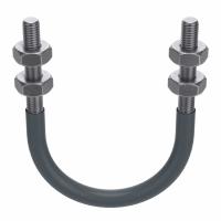 China M24 Carbon Steel U Type Shape Bolt  Oxide Cadmium Nickel Chrome Plated  And Nut DIN3570 for sale