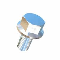 China M3 M4 M6 Stainless Steel Hex Flange Metal Bolt Plain SS304 SS316 DIN6921 for sale