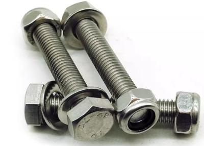 China SS316L 201 Stainless Steel Hex Metal Bolts Nuts Washers Superior Corrosion Resistance For Heavy-Duty Applications for sale