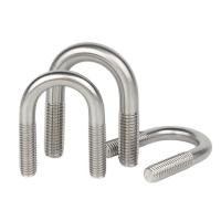 China M10 Class A B C Carbon Steel Zinc Coated Round Bends U Metal Bolt DIN3570 for sale