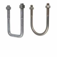 China M10 Class A B C Carbon Steel Zinc Coated Round Bends U Metal Bolt DIN3570 for sale