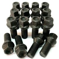 China M12 M16 Carbon Steel Black Oxide Wheel Lug Hug Metal Bolt Screw Iron Steel ASTM 193 B7 for sale