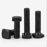 China Fastening Construction M20 M24 Carbon Steel Profile T Slot Bolt Grade 4.8 8.8 Metal Black Oxide Bolts for sale