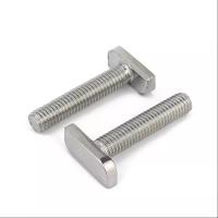China M12 M16 Hammer Head T Bolt Aluminum anodized 6061 7075 With Nut Washer Aluminium for sale