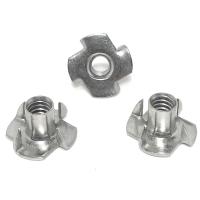China DIN Standard M5 M64 A2 A4 Claw 4 Prong Furniture Tee Metal Nut Stainless Steel Ss304 316 316l Metric Measurement System for sale