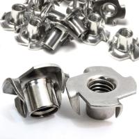 China DIN Standard M5 M64 A2 A4 Claw 4 Prong Furniture Tee Metal Nut Stainless Steel Ss304 316 316l Metric Measurement System for sale