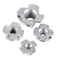 China DIN Standard M5 M64 A2 A4 Claw 4 Prong Furniture Tee Metal Nut Stainless Steel Ss304 316 316l Metric Measurement System for sale