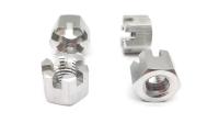 China M12 M18 Stainless Steel SUS304 SUS316 Hex Thin Slotted Nut Castle Nut A2 A4 DIN937 for sale