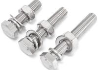 China Customisation M3 M16 Titanium Alloy TA1 TA2 TC4 Hex Metal Bolts for Aerospace and Medical Machines for sale