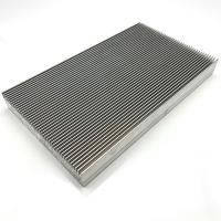 China Support Customization Anodizing CNC Aluminum Comb Radiator LED Close Tooth Heat Sink Extrusion Parts for sale