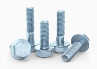 China M6 Galvanized Steel B7M METAL BOLT Hexagon Head Flange Bolt DIN6921 for sale