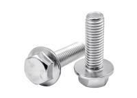 China M16 Stainless Steel METAL BOLT Plain A2-70 A2-80 Hex Serrated Flange Bolt DIN6921 for sale