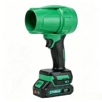 China Professional 21V 2.0Ah Cordless Blower 3.8m/min Large Air Volume 2500RPM Variable Speed Handheld Dust for sale