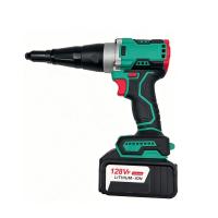 China Professional Grade 12000N.m High Torque 21V Cordless Electric Rivet Gun 2.4-5.0mm Rivet Size for Automotive Construction for sale