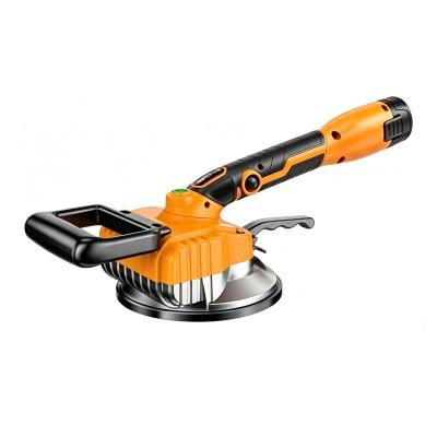 China Professional Brushed Motor 12V 2000mAh Tile Vibrator 160mm Large Suction Cup Portable Vibration Laying Tool for sale