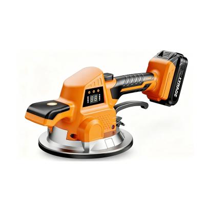 China Rechargeable Handheld Tile Vibration Tool 2000mAh Battery 100kg Adsorption Professional Grade 3000-8000r/min 160mm Suction Cup for sale