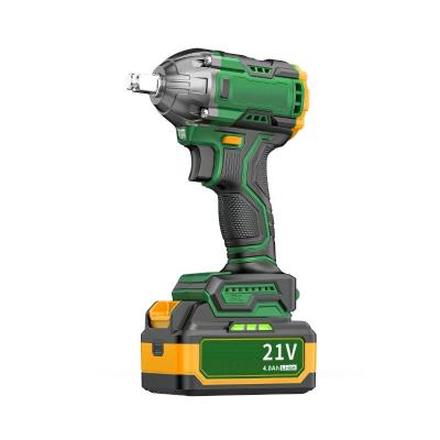 China Electric Impact Wrench Professional Grade Cordless Lithium-Ion 21V with 350Nm Max Torque for Industrial & Automotive Use for sale