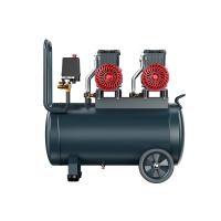 China Low Noise Oil-Free Energy Saving Air Compressor 1100W*2 90L/min 0~0.8MPa 280x480cm Tank 72S Build-up Time for sale