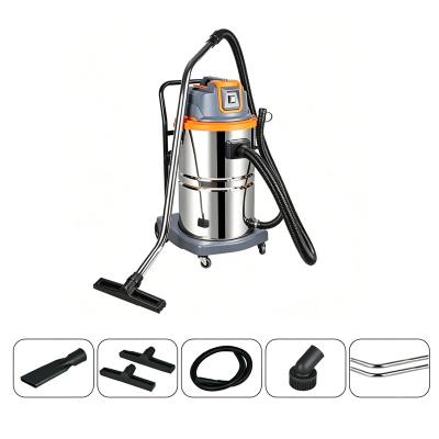 China 60L Vacuum Cleaner 1500W Powerful Suction 2000mmH20 Suction 5M Cord Stainless Steel Tank Recycle Cooling System for Home Garage for sale