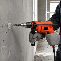 China 710W Professional Impact Drill Electric Hammer Drill 13mm Chuck Variable Speed Power Tool for Home Renovation for sale