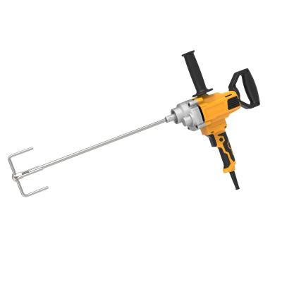 China Electric Mixer Drill Heavy Duty Cement Mortar Paint Mixer Handheld Construction Mixing Machine for Putty Adhesive Coating for sale