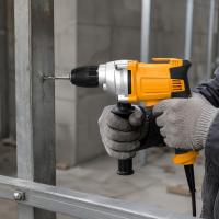 China Corded Electric Impact Drill Variable Speed Power Drill Handheld Drilling Tool for Wood Metal Plastic Furniture Installation for sale