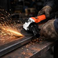 China 720W Brushless Professional Compact Angle Grinder 115mm Electric Grinding Tool for Metal Cutting Polishing Deburring and DIY Use for sale