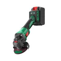 China Industrial Professional 20V Brushless Cordless Angle Grinder 115mm 1000W High Speed Power Tool for Rust Removal & Polishing for sale