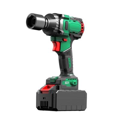 China Industrial Professional Grade 20V Cordless Brushless Motor Impact Wrench 650N.m Breakaway Torque 1/2