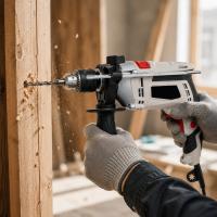 China 850W Powerful Impact Drill, Electric Hammer Drill, Corded Drill Driver for Concrete, Metal, Wood & Brick Drilling for sale