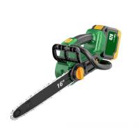 China Professional Grade 16 Inch Cordless Chainsaw 42V Lithium Battery 2200W 24.8m/s Brushless Chain Saw OEM for Wood Cutting Tree for sale