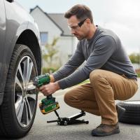 China 21V Brushless Impact Wrench 900N.m Max Torque 1/2