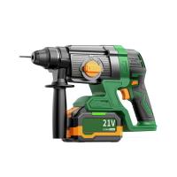 China Brushless Industrial Grade Cordless Rotary Hammer 21V 6.0Ah Lithium Ion 3800IPM Impact Rate Hammer Drill for Concrete Brick for sale