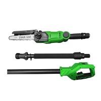 China Cordless Pole Chainsaw Electric Pole Pruner with Plastic Handle for Tall Tree Trimming Hedge Shaping Yard Maintenance for sale