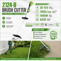 China Electric Battery Lawn Mower 36V Lithium Cordless Grass Trimmer & Edger Weed Control DIY Industrial Garden Maintenance Bare Tool for sale
