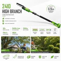 China Petrol Chainsaw  20V Lithium High Branch Pruner for Tall Tree Trimming Plastic Handle Garden Shaping Bare Tool Only for sale
