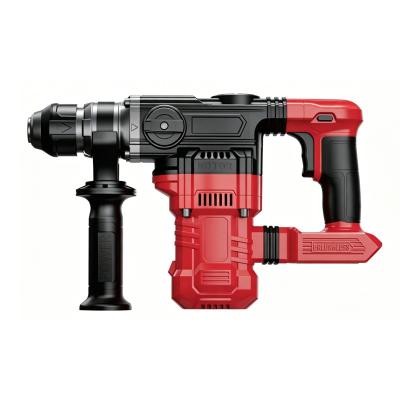 China Brushless Heavy-duty Rotary Hammer Drill Lithium-Ion Battery 28mm Professional 4500 BPM 0-1100 RPM for Drilling for sale