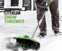 China Cordless Snow Thrower  20V Brushless Lithium 14