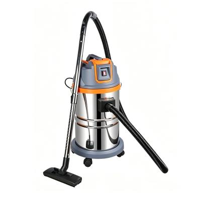 China 30L 1500W Powerful Suction Stainless Steel Tank Cleaner with 2000mmH20 53L/s Air Flow for Home Garage Workshop Cleaning for sale