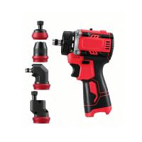 China Cordless Drill Set Professional High Torque Battery-Powered Tool Set 4 Adapters Variable Speed Brushless 25mm 16.8V Construction for sale