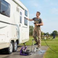 China Cordless Brushless 21V Cleaning Machine Pressure Regulation 0-8L/min 0-65Bar Portable Power Washer for Car Patio & Outdoor Use for sale