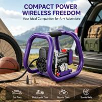 China 3L Brushless 21V 8Bar 13L/min Mini Portable Air Compressor for Bike Motorcycle Tires for sale