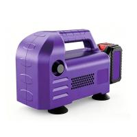 China 21V Cordless Brushless Cleaning Machine 65Bar High Pressure 8L/min 2880r/min Portable Power Washer Car Patio Outdoor Use for sale