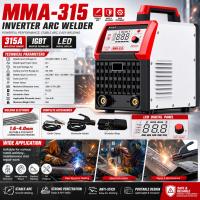 China DC Arc Welding Machine Dual Voltage 220V 380V MMA Stick Welder Industrial Inverter Welder with LED Display Generator Ready for sale