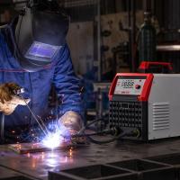China DC Arc Welding Machine Dual Voltage 220V 380V MMA Stick Welder Industrial Inverter Welder with LED Display Generator Ready for sale